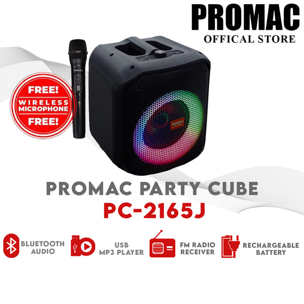 PC-2165J 2.1 channel party cube with ring light – Promac PH