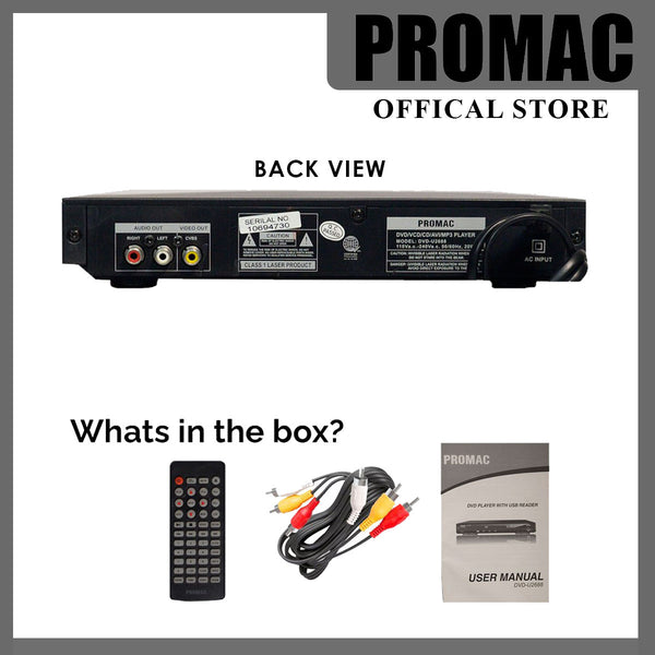 DVD-U2688 PHASED-OUT – Promac PH